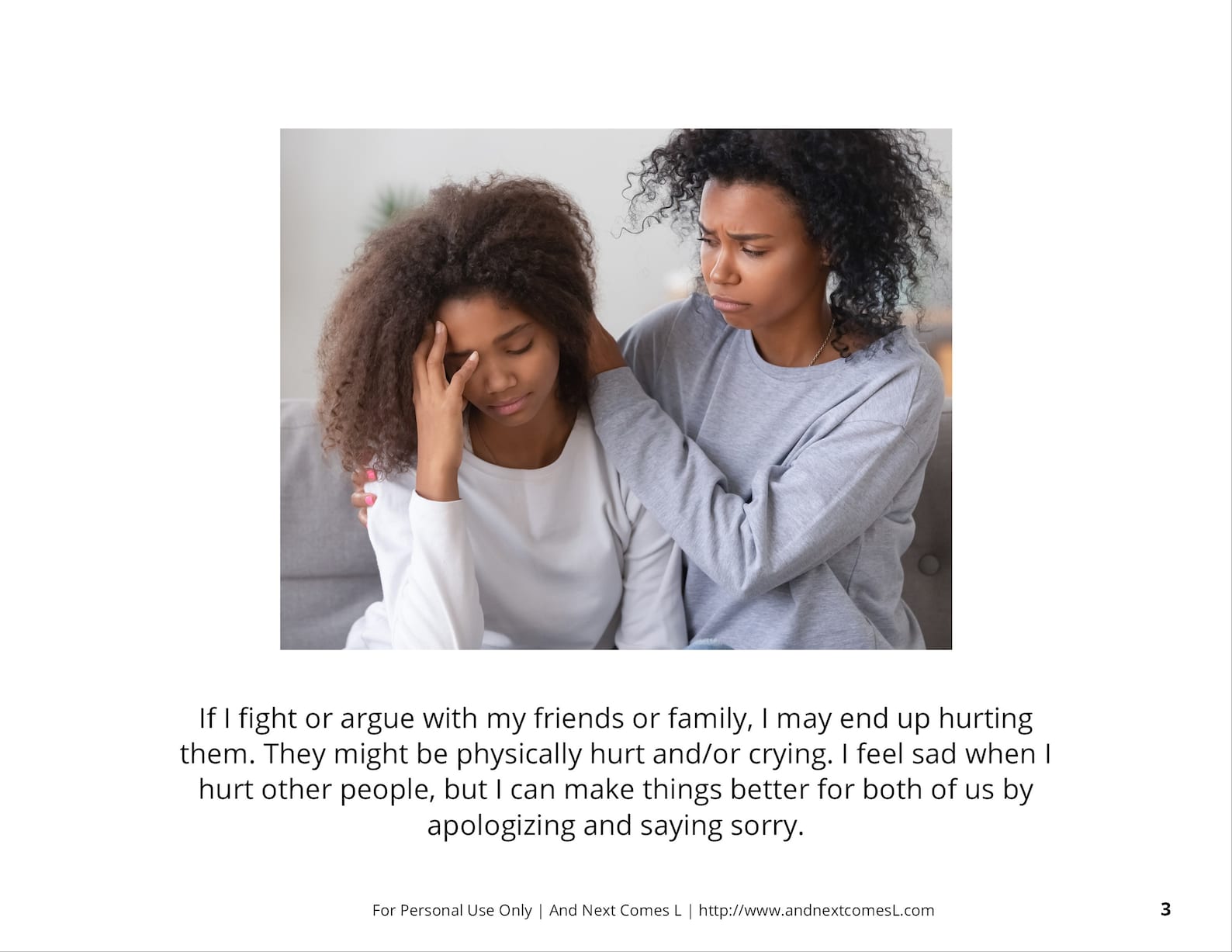 Social Story: Saying Sorry/apologizing - Etsy