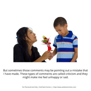 Social Story: Accepting Criticism - Etsy