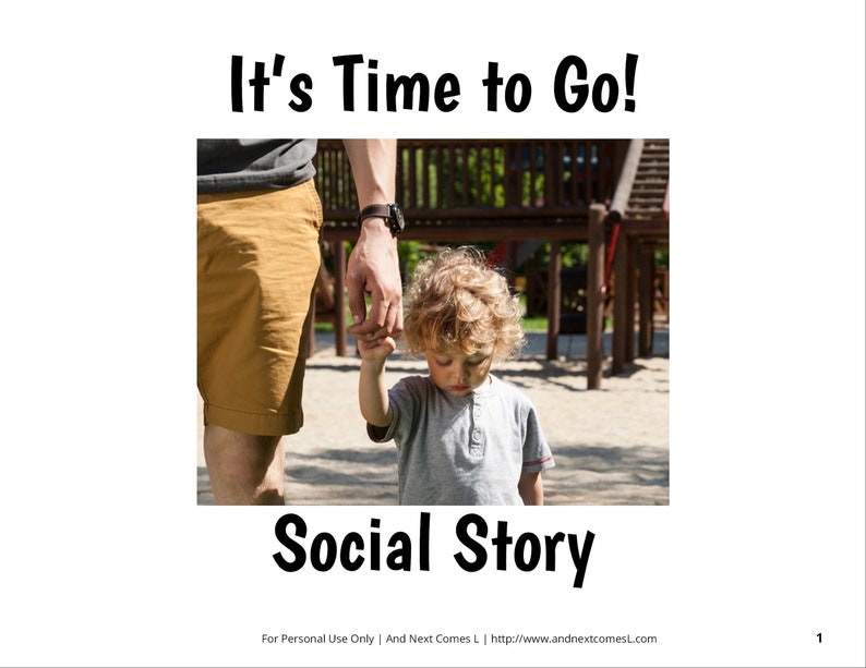 Social Story: It's Time to Go! - Etsy