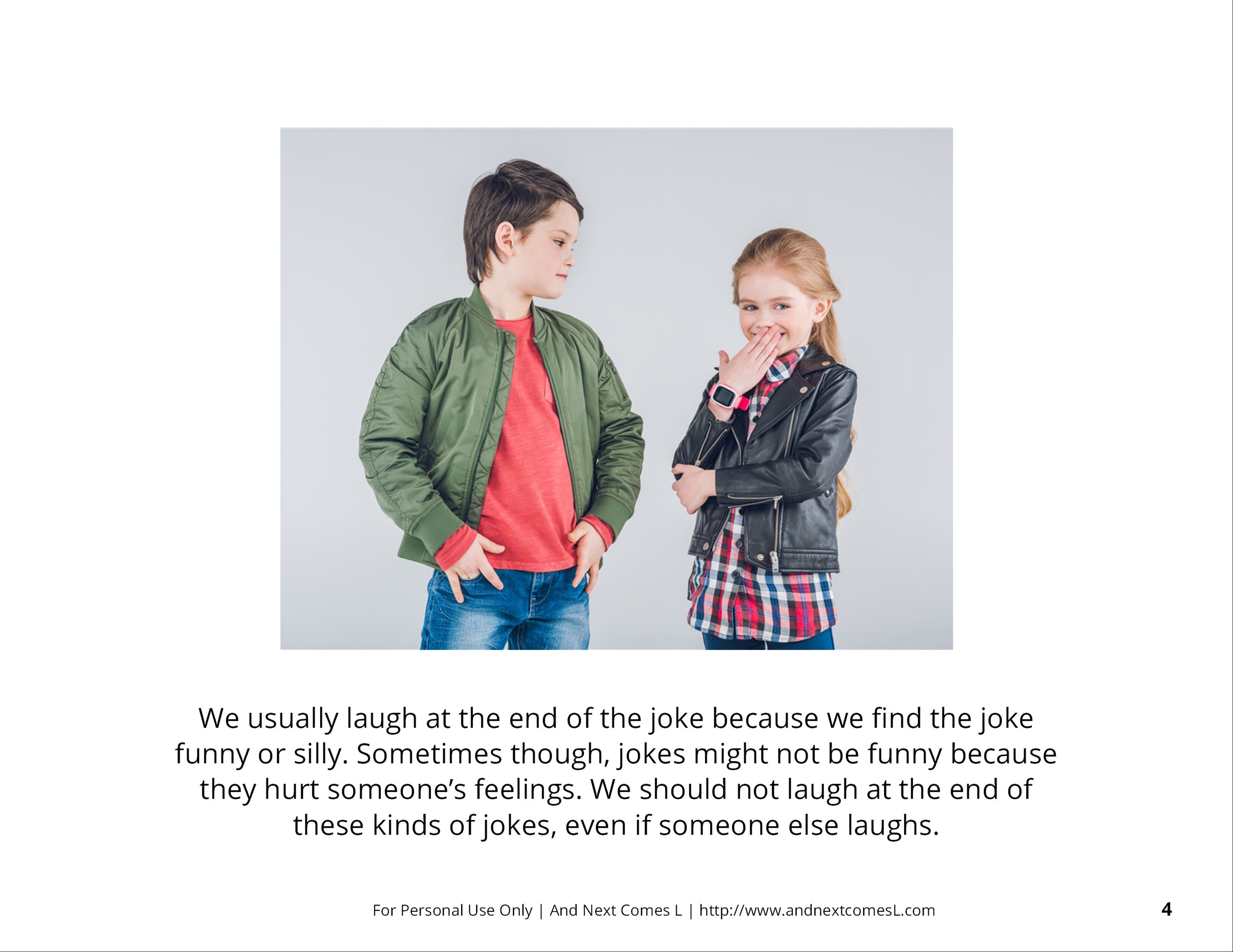 Social Story: Telling Jokes - Etsy
