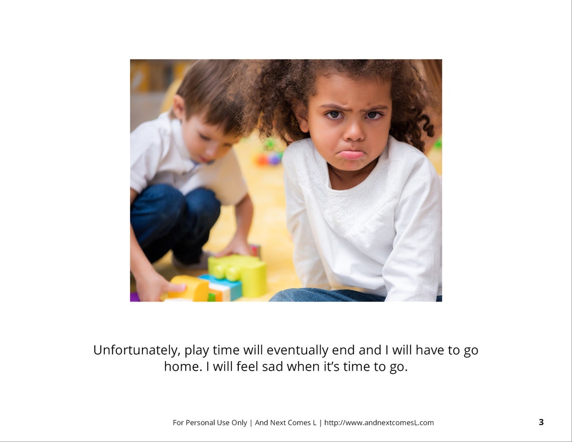 Social Story: It's Time to Go! - Etsy
