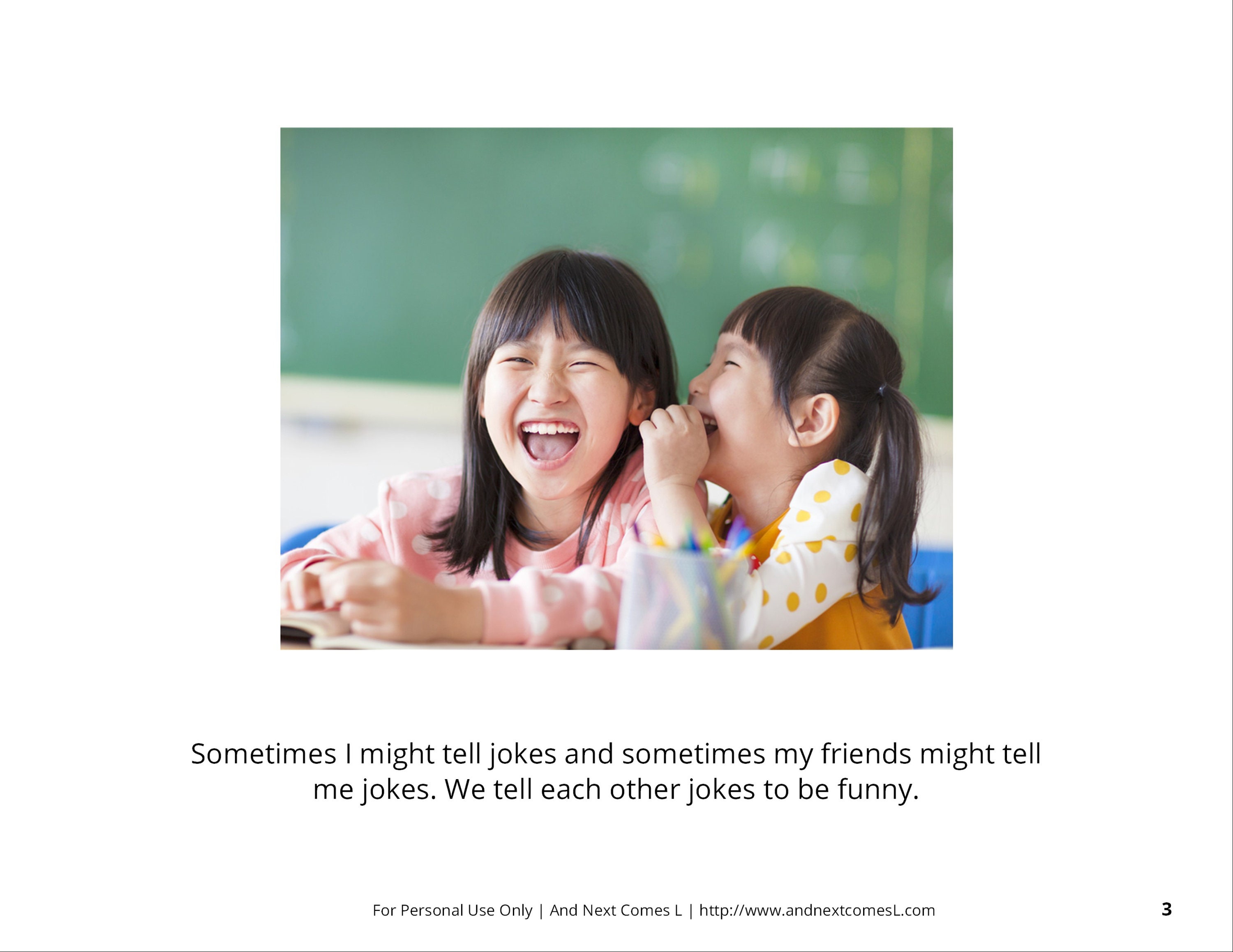 Social Story: Telling Jokes - Etsy