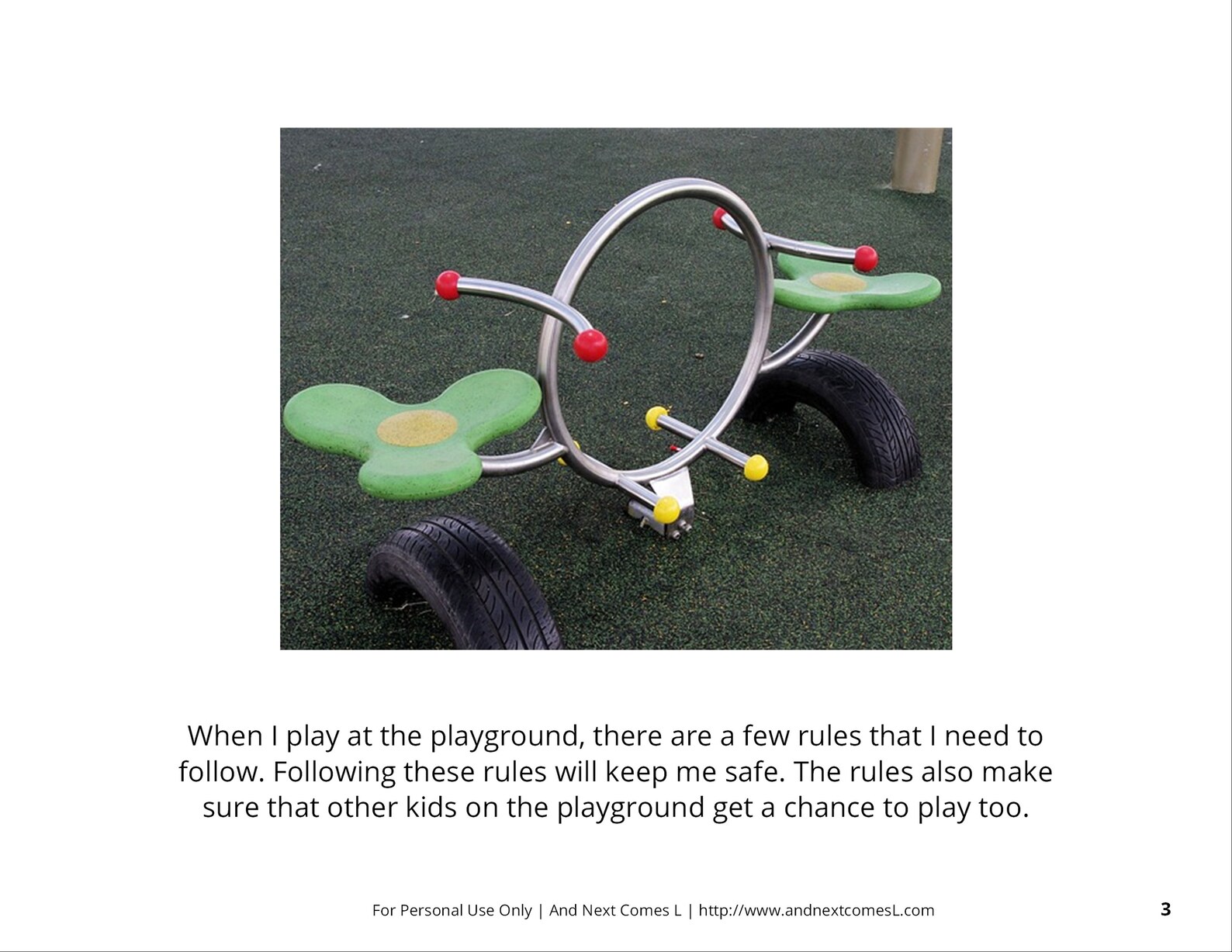 Social Story: Playing at the Playground - Etsy