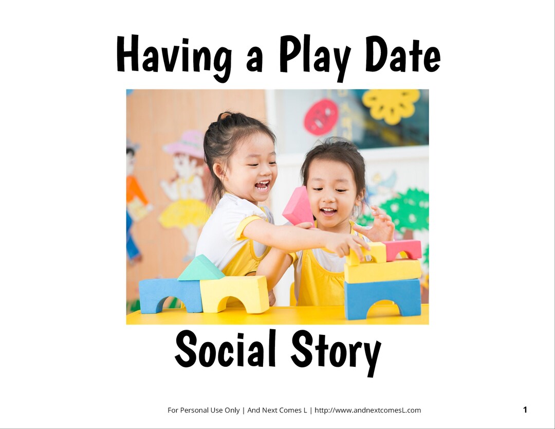 Social Story: Having a Play Date - Etsy Canada