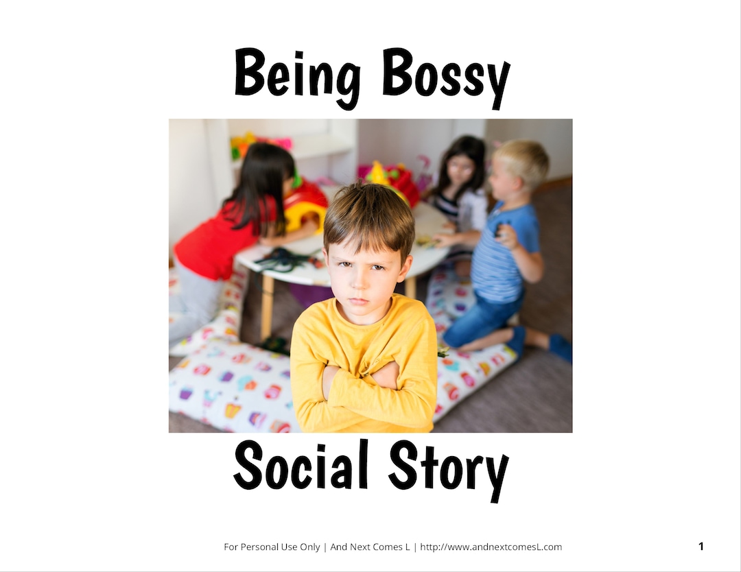 Social Story: Being Bossy - Etsy