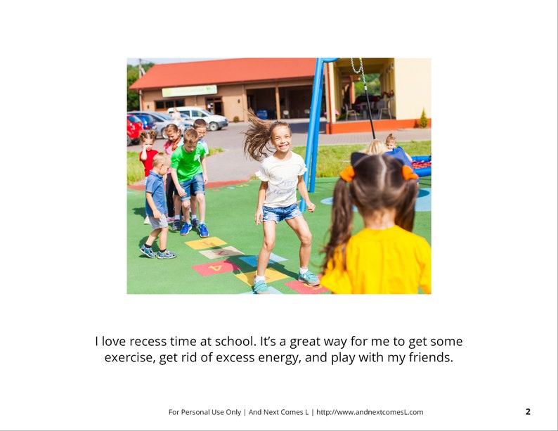 Social Story: Indoor Recess | Etsy