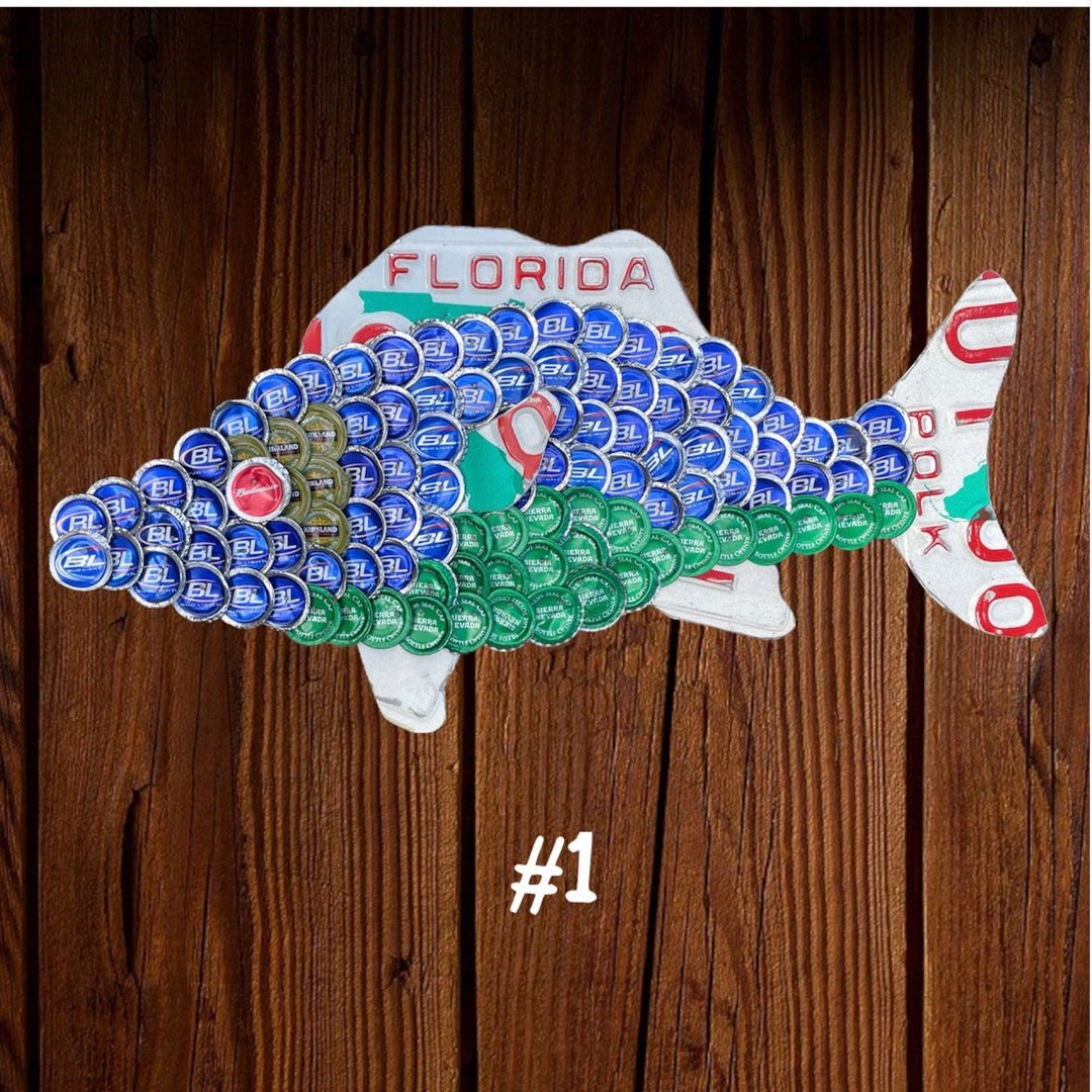 Bottle Cap Fish Upcycle - Etsy
