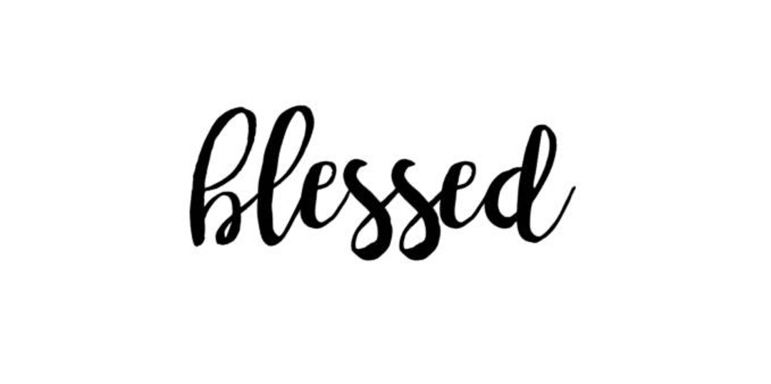 Sign Stencil//blessed Stencil//family Wooden Sign//rustic Farmhouse ...