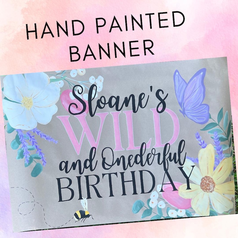 Painted Banner - Etsy