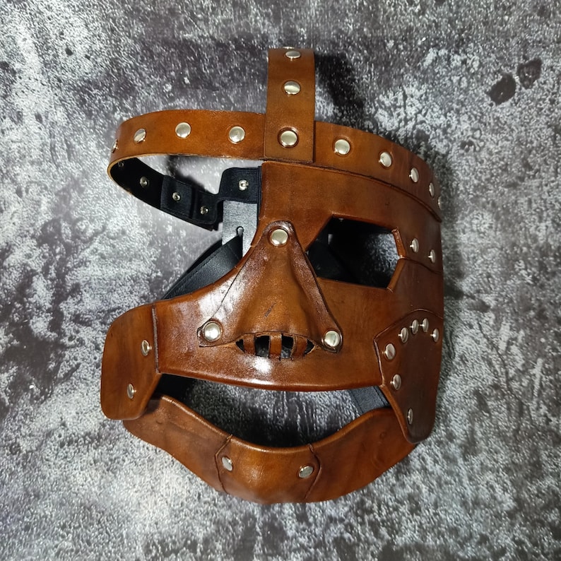 Leather Mask Replica Halloween - Etsy