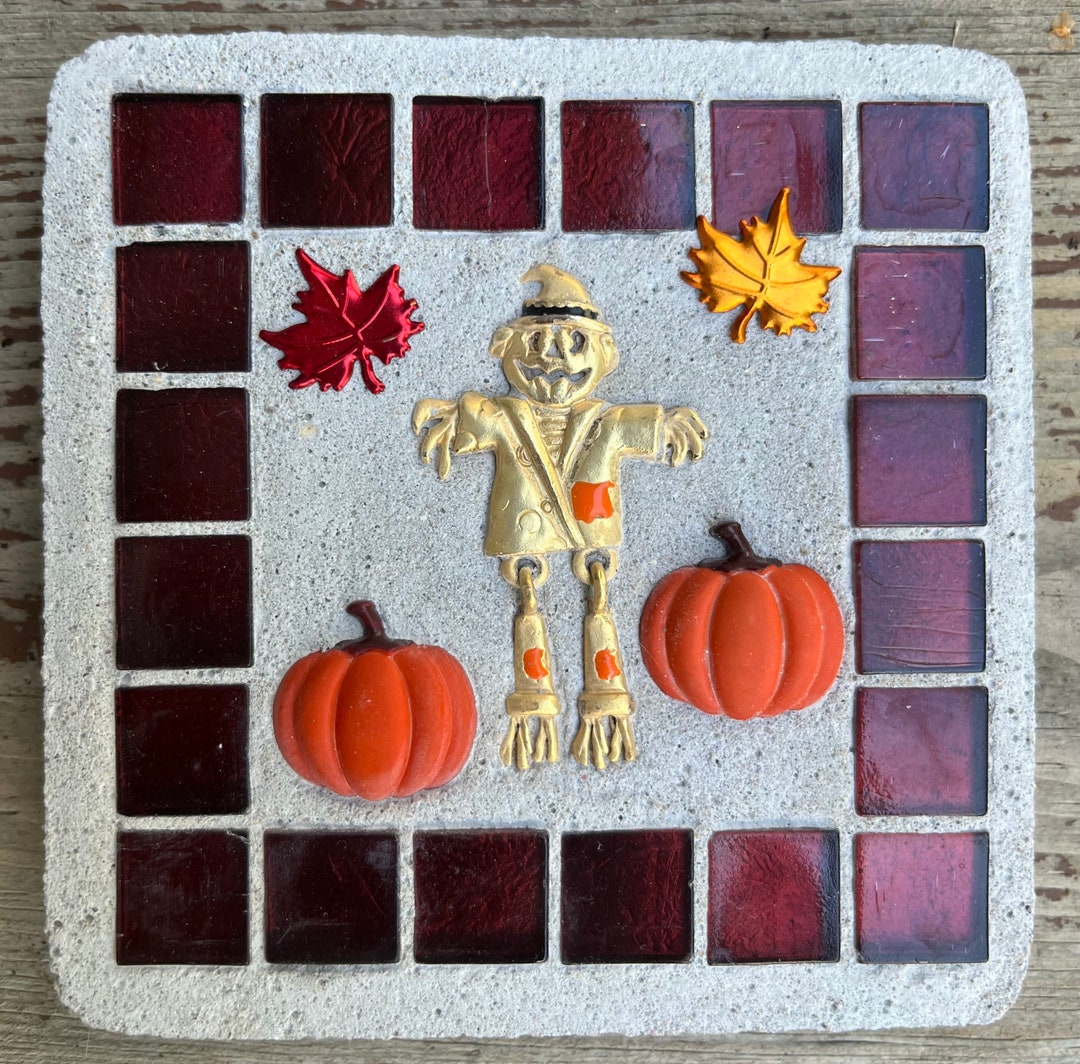 Mixed Media "scarecrow Season” Harvest, Fall, Pumpkin, Scarecrow ...