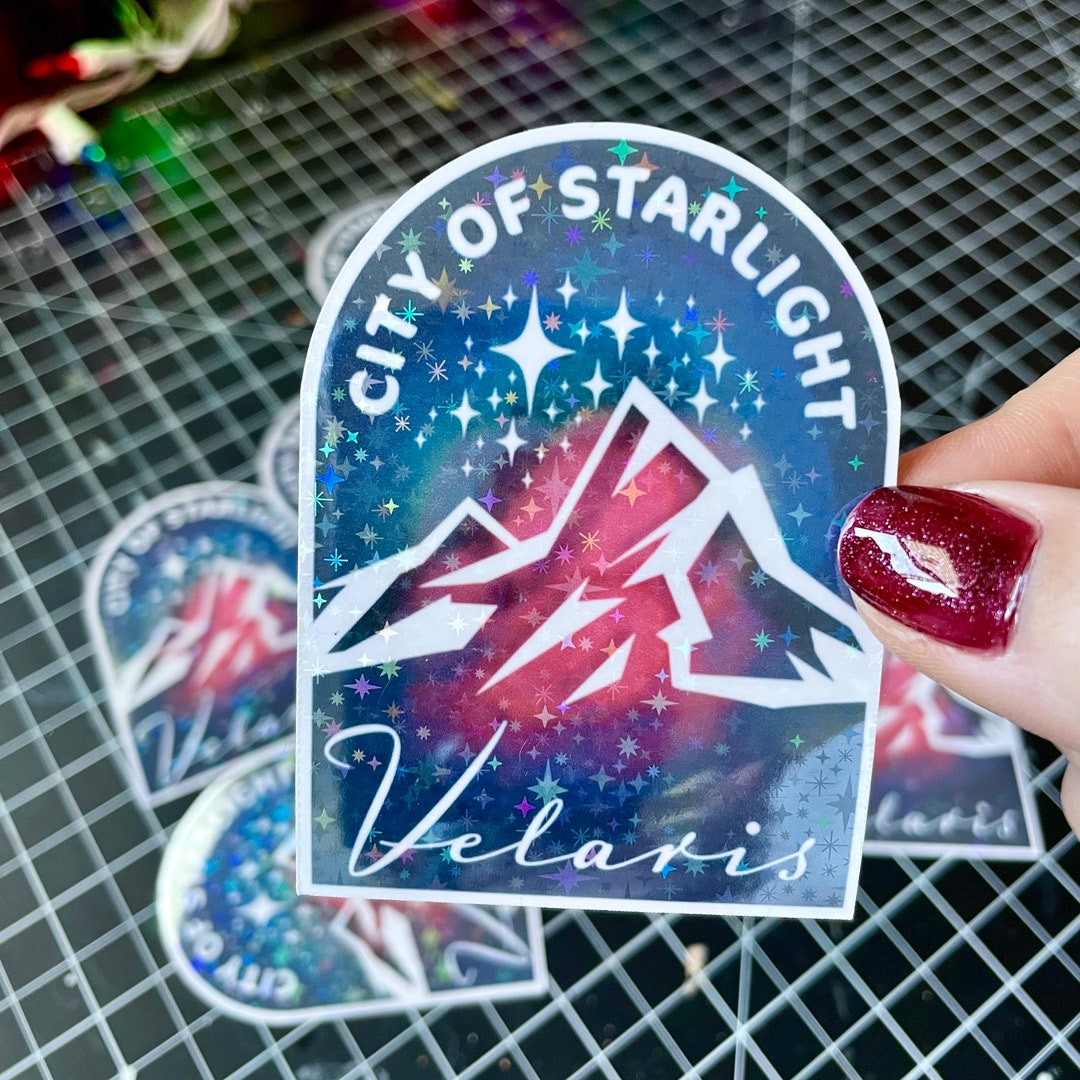 Velaris City of Starlight Sticker: ACOTAR Night Court Halo Sticker - Etsy