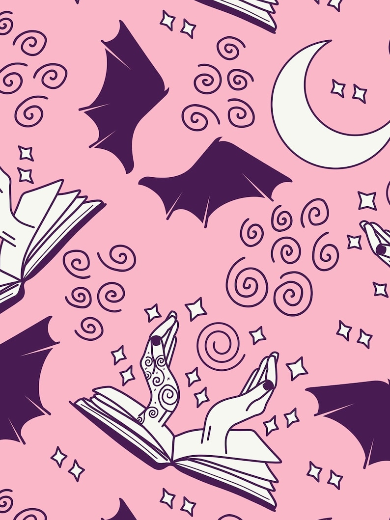 ACOTAR Seamless Pattern, Downloadable Night Court Pattern Fabrics ...