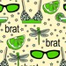 Brat Summer Seamless Pattern, Downloadable Brat Summer Pattern for ...