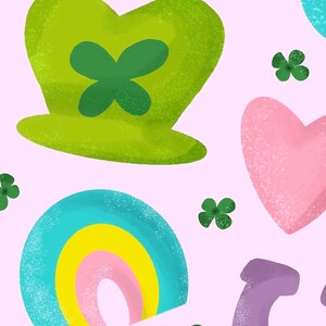 Lucky Charms Seamless Pattern, Downloadable Lucky Charms Pattern for ...