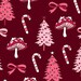 Pink Christmas Trees Seamless Pattern: Winter Fabrics (digital Download ...