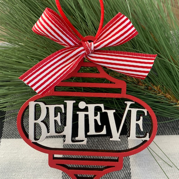 Believe Tag - Etsy