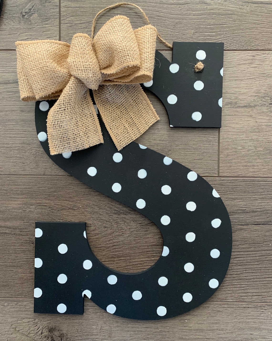 Monogram Door Hanger Front Door Decor Door Decoration - Etsy