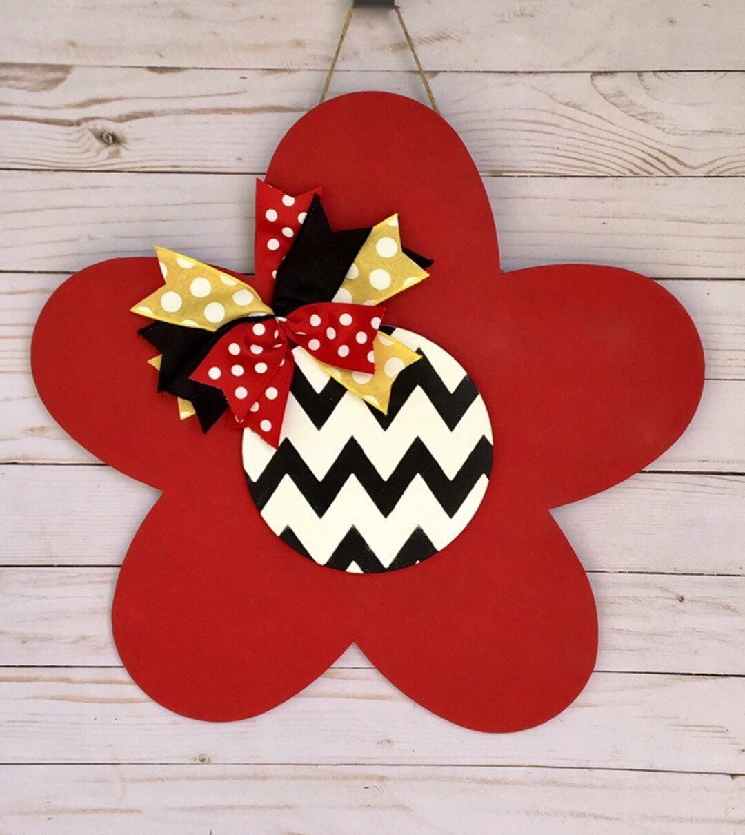 Spring Door Decor - Front Door Hanger - Flower Door Hanger - Girls ...