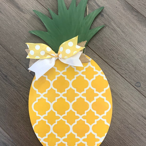Pineapple Door Decor - Etsy