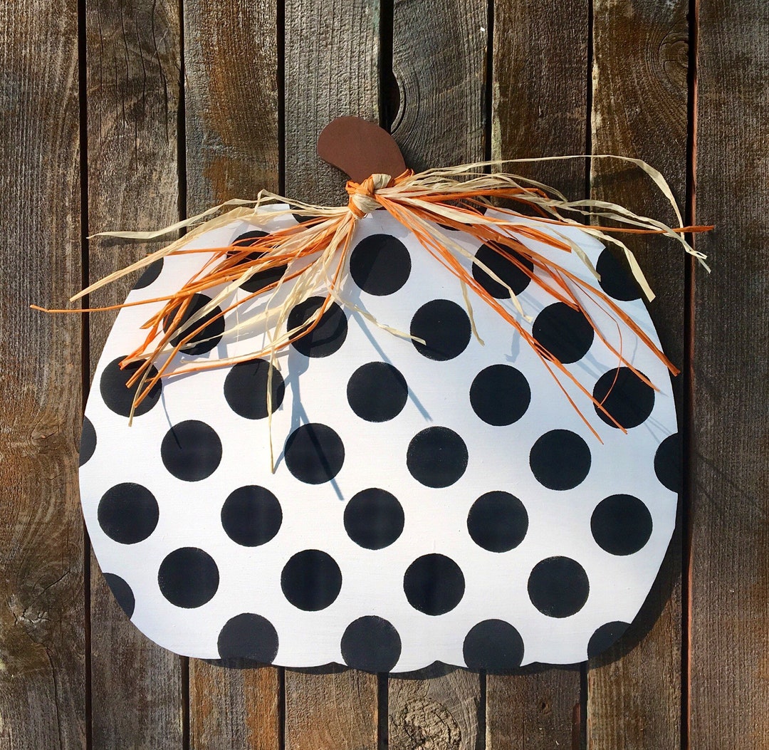 Pumpkin Door Hanger - Fall Door Decor - Farmhouse Fall Pumpkins ...