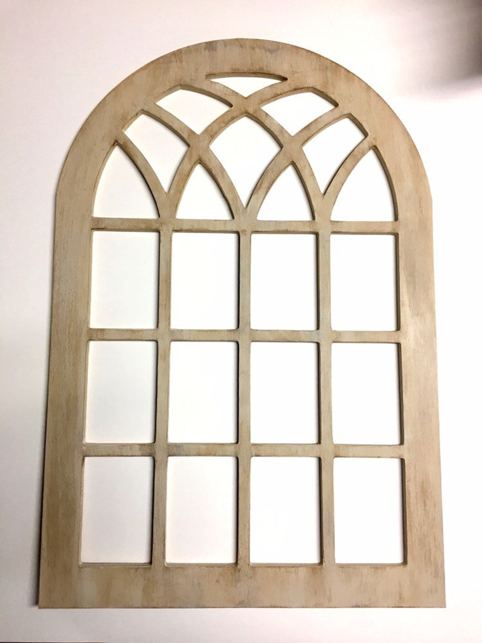 Cathedral Arch Arch Wall Decor Arched Window Frame Faux - Etsy