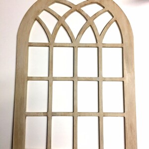 Cathedral Arch - Arch Wall Decor - Arched Window Frame - Faux Farmhouse ...