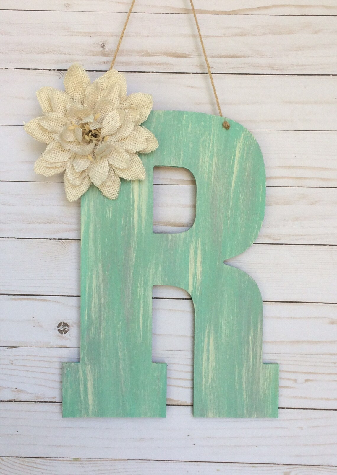 Front Door Hanger Initial Door Decor Monogram Door Hanger | Etsy