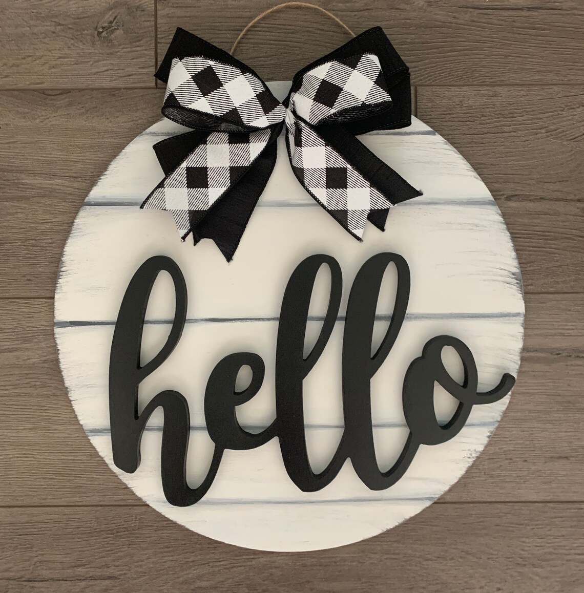 Front Door Hanger Hello Door Hanger Fall Door Sign Door - Etsy