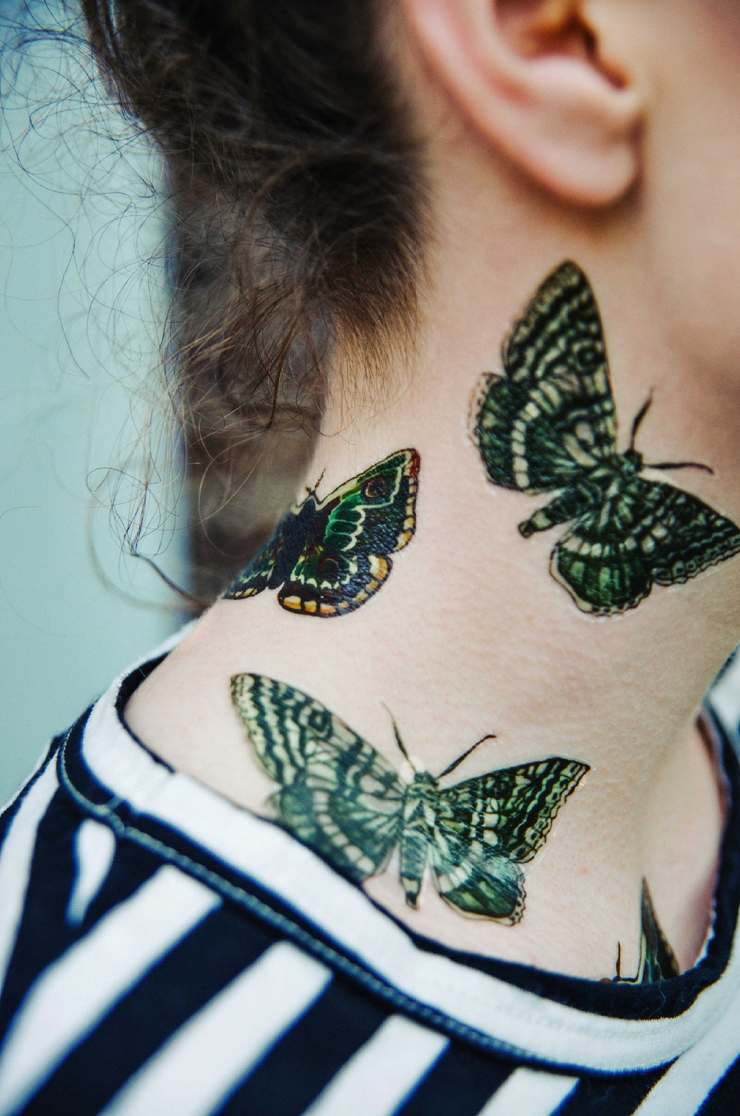 MATILDA & MILO the MOTHS Temporary Tattoos Pack Hand Illustrated ...