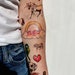 GEEZ LOUISE Temporary Tattoos Pack Hand Illustrated Original Design OMG ...