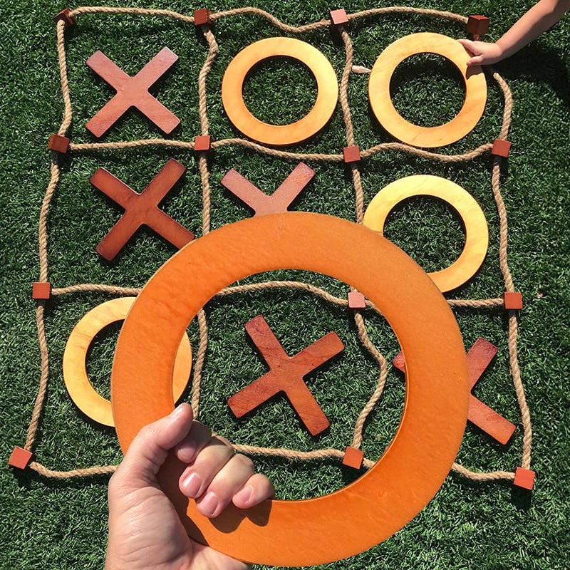 Wooden Tick Tac Toe - Etsy