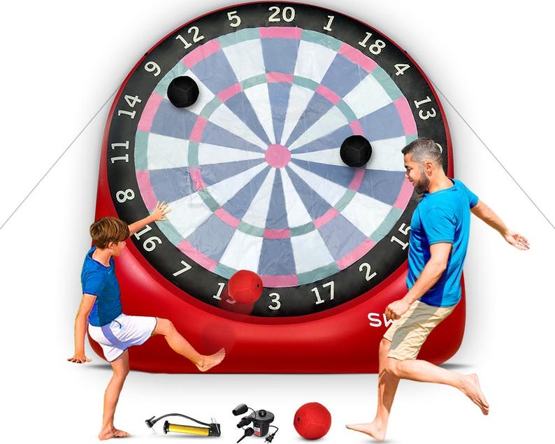 Premium Giant Kick Darts (over 6ft Tall) With 15+ Games Included ...