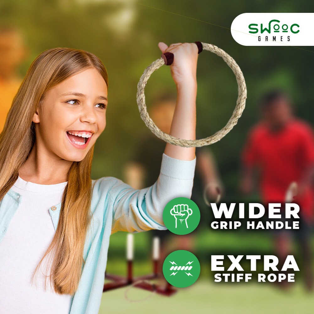 Rustic Ring Toss Outdoor Game all Weather 15 Games - Etsy