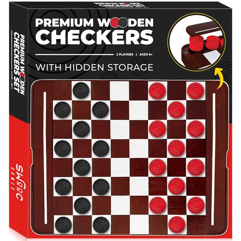Checkers Board Game - Etsy