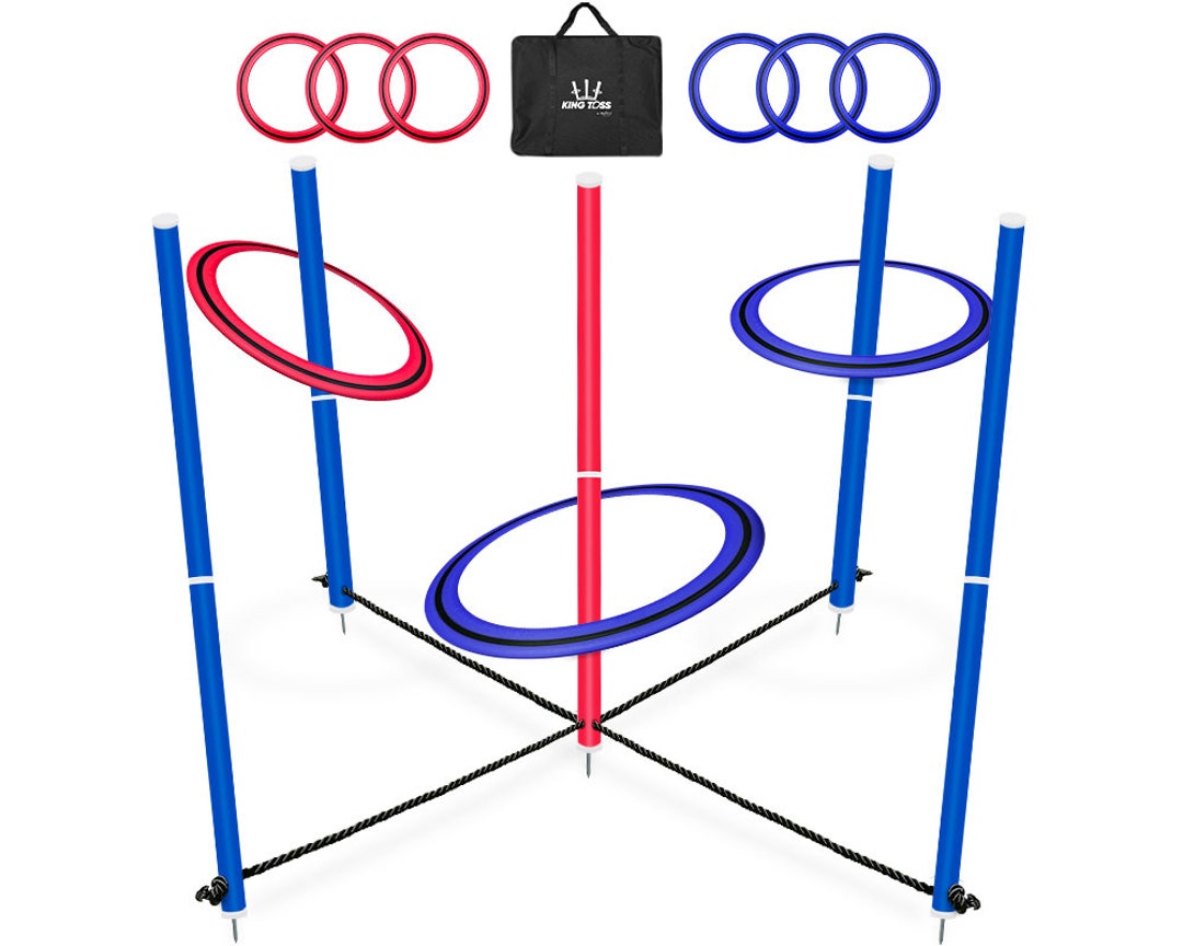 King Toss™ | Giant Ring Toss Game for Kids and Adults (4ft X 4ft ...