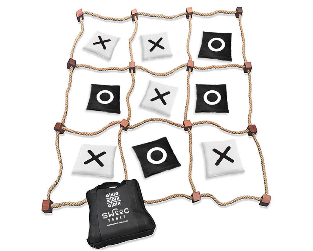 Giant Tic Tac Toe Bean Bag Toss Game | 3ft X 3ft | Instant Setup | Tic ...