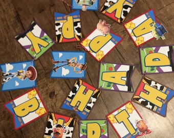 Toy Story Character Pennant Banner - Etsy
