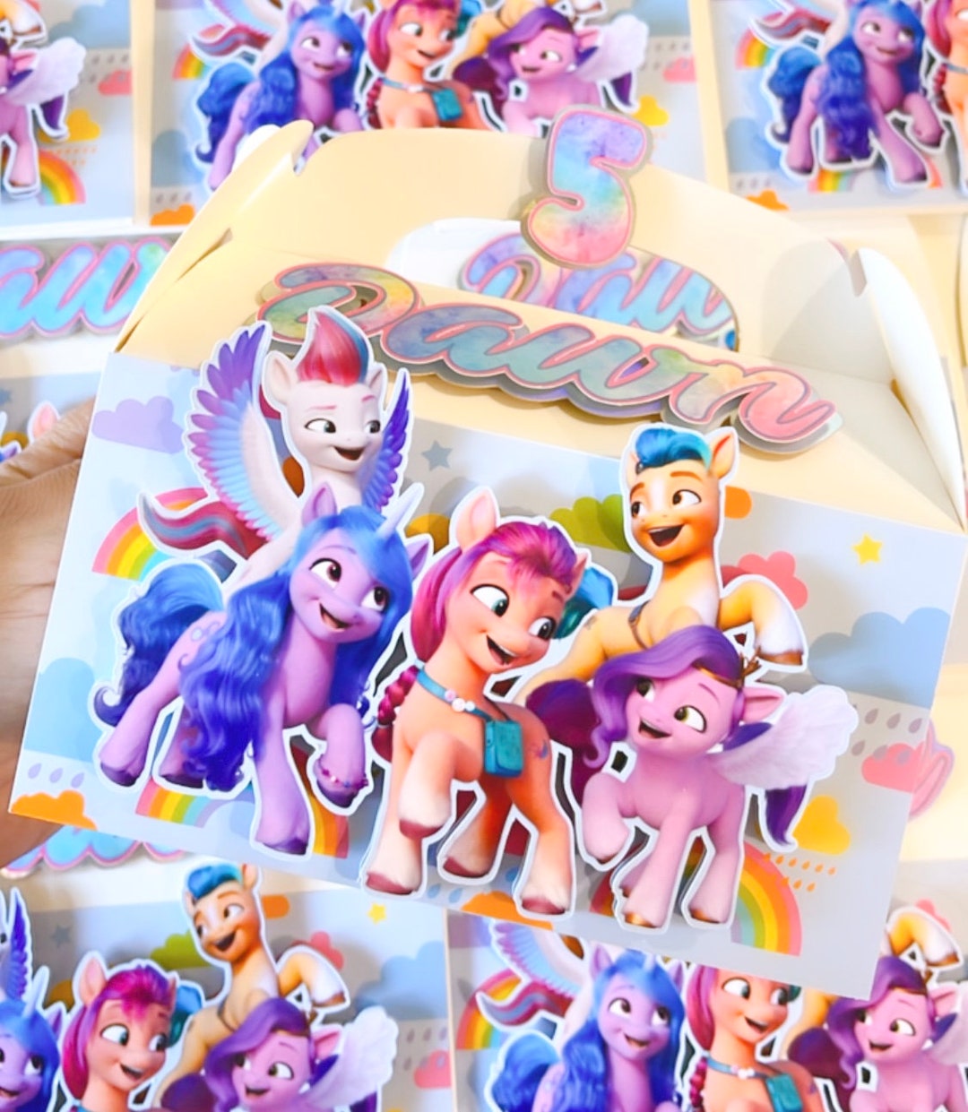 New Gen My Little Pony Favor Boxes - Etsy