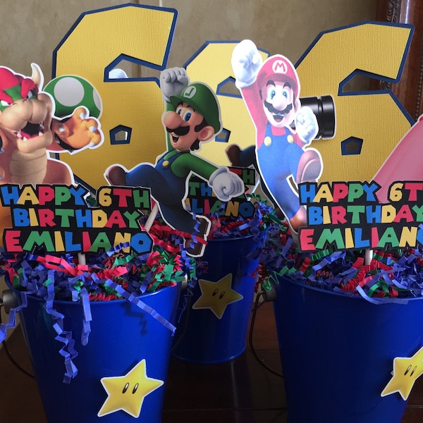 Super Mario Bros Centerpiece - Etsy