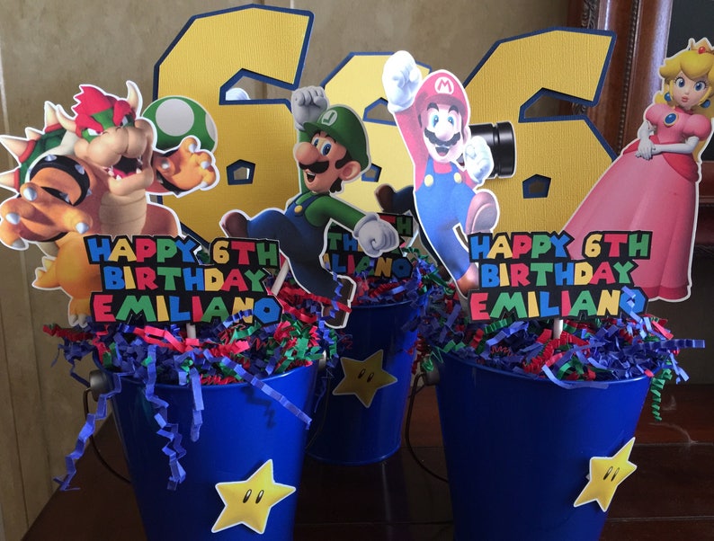 Mario Bros Centerpiece - Etsy