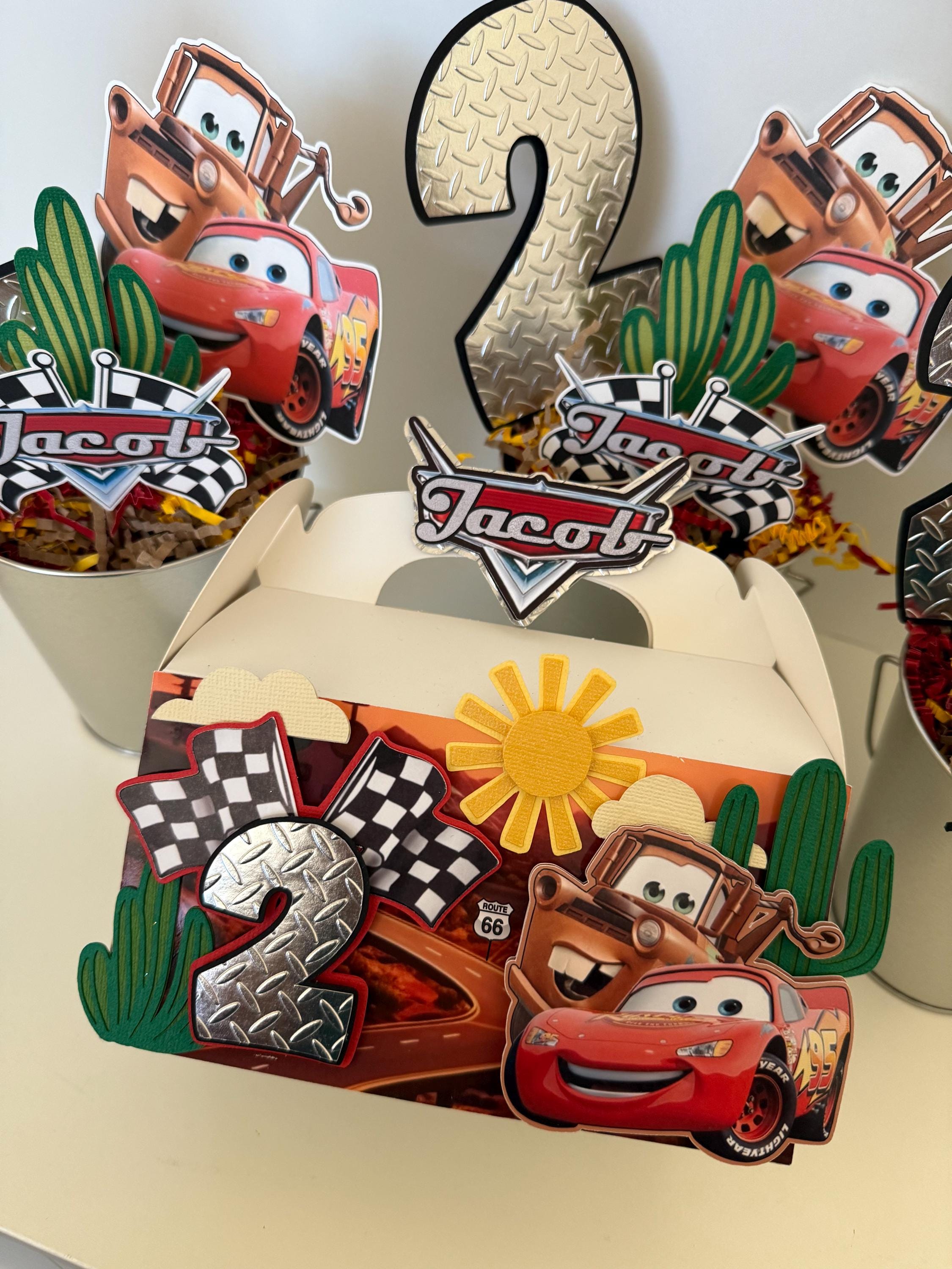 Mcqueen Tow Mater Favor Boxes, Lightning Mcqueen Custom Party Decor - Etsy