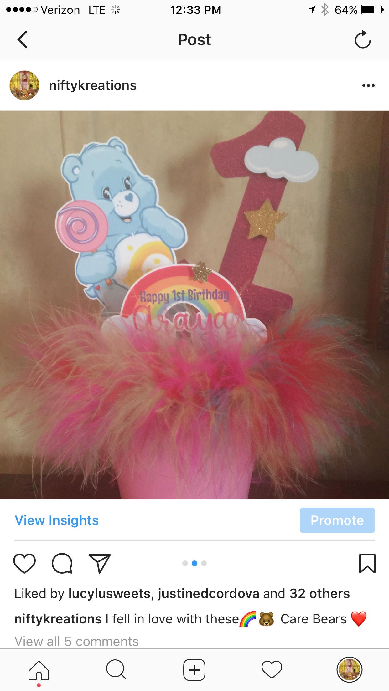 Care Bear Centerpieces - Etsy