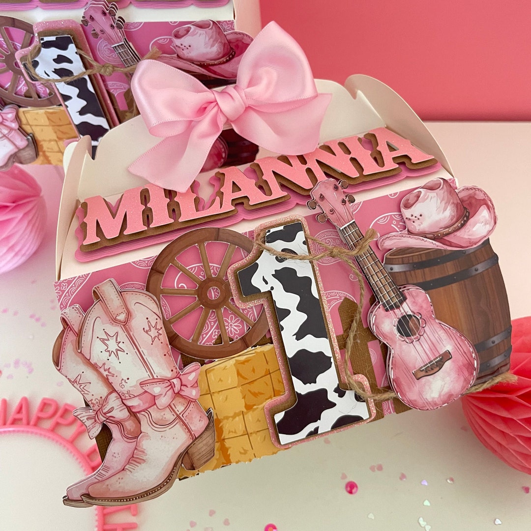 First Rodeo Favor Boxes, Cowgirl Birthday Party Decorations - Etsy