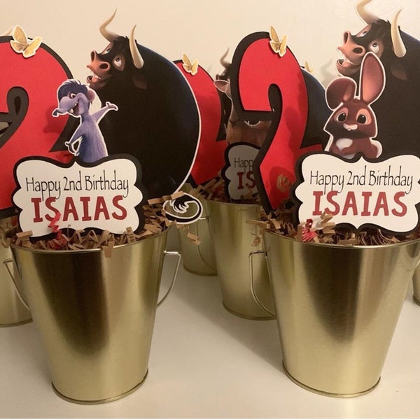 Ferdinand the Bull Svg Cake Topper - Etsy