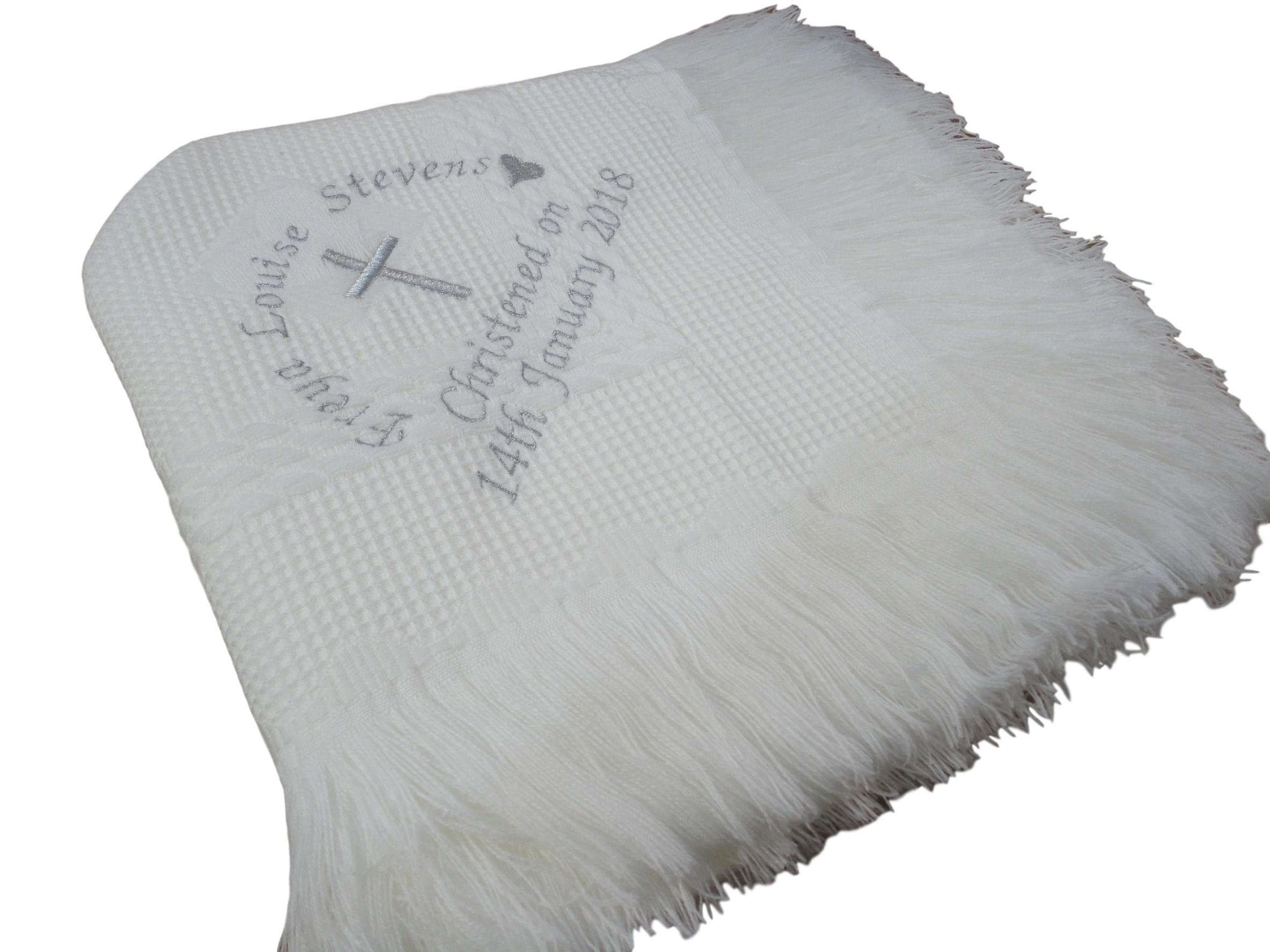 Personalised Baby Shawl Christening Baptism Naming Day - Etsy UK