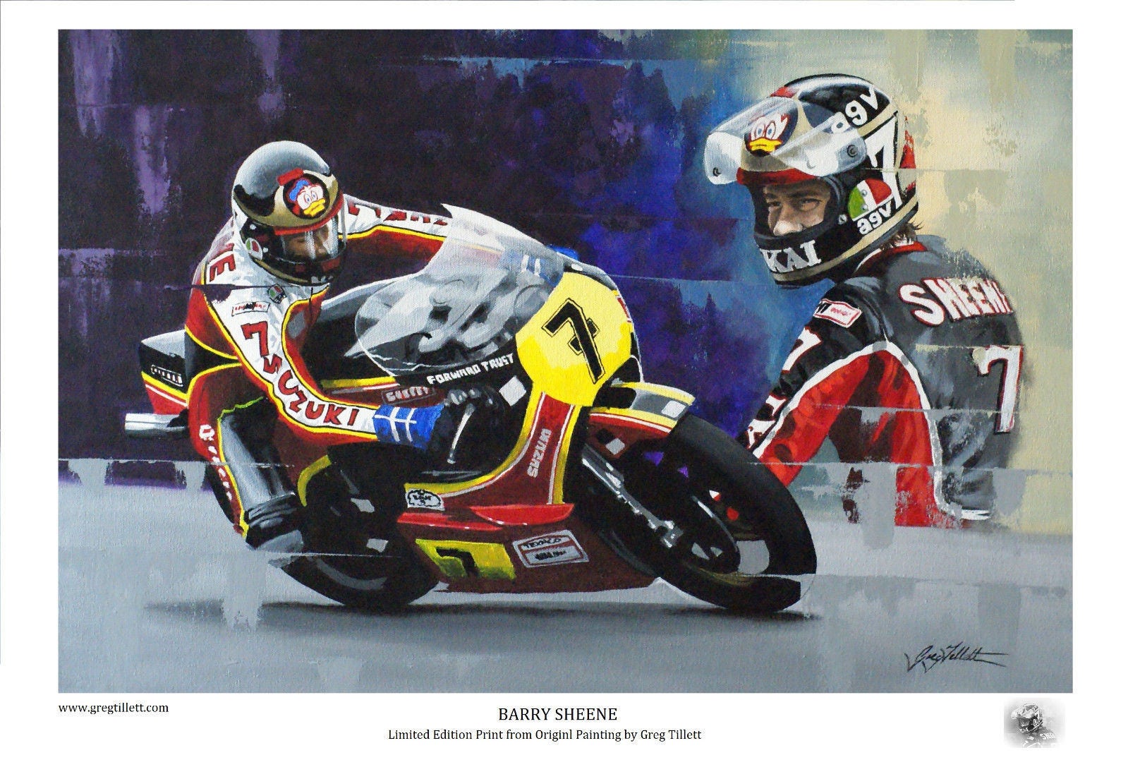 Prints Art & Collectibles Kenny Roberts limited edition art print by ...