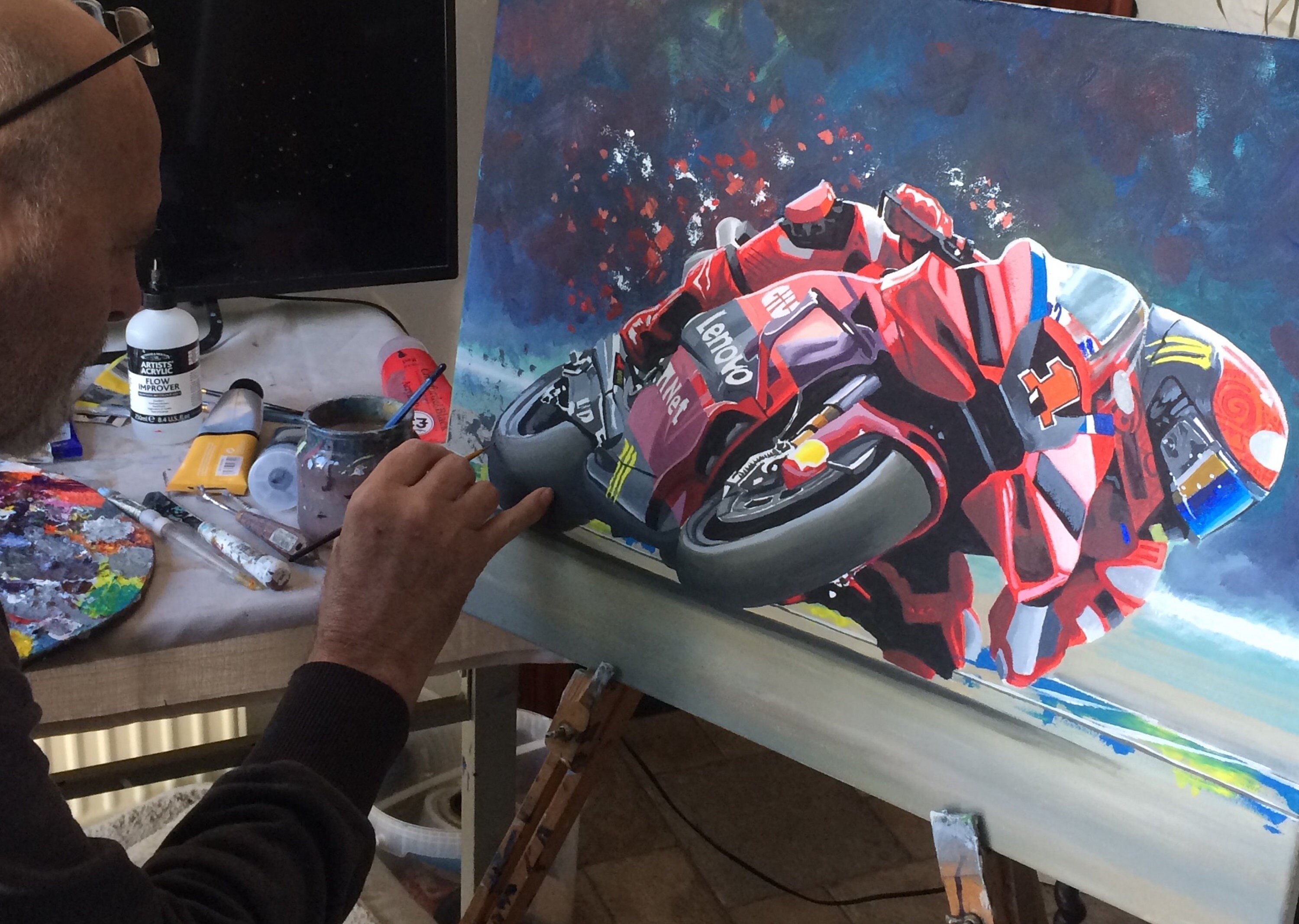 Impression d'art en édition limitée signée à la main par l'artiste ...