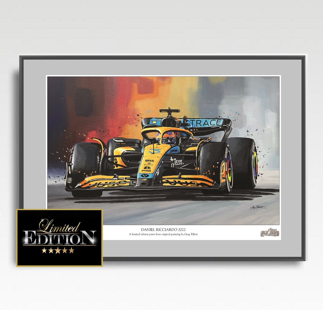Daniel Ricciardo 2022 Limited Edition Art Print From an Original ...