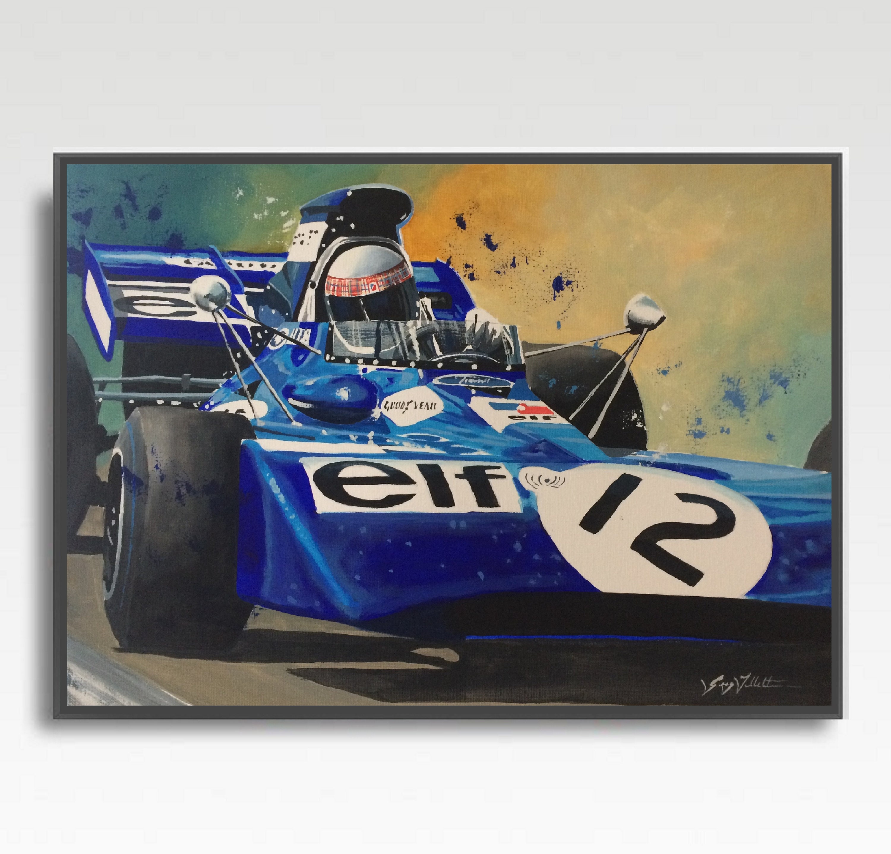 JACKIE STEWART A3 Car Art Print From an Original Painting by Greg ...